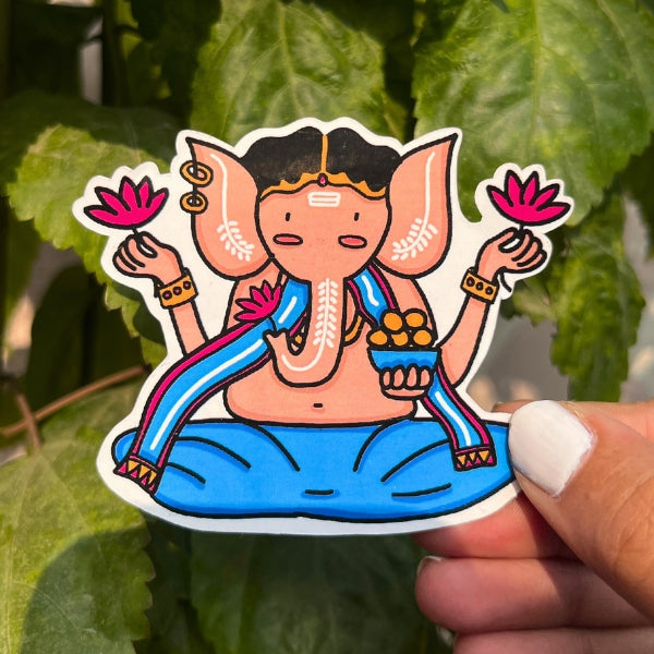 Ganesh Ji sticker – Ooljalool